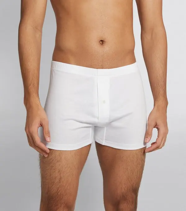 Zimmerli Buttoned Sea Island Boxer Briefs