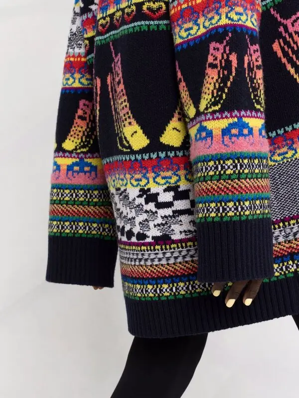 Stella McCartney Oversized Intarsia Knit Jumper