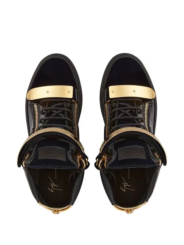 GIUSEPPE ZANOTTI Coby High-top Sneakers - Blue