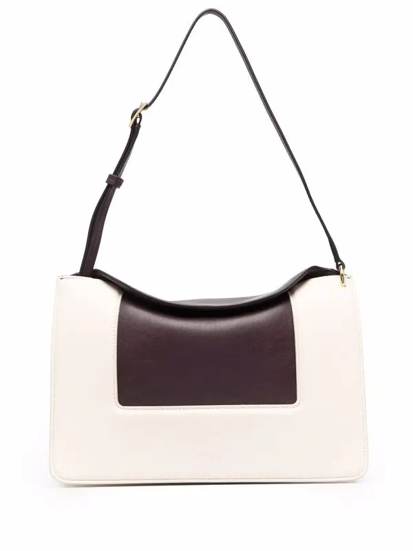 WANDLER Penelope Two-tone Leather Shoulder Bag