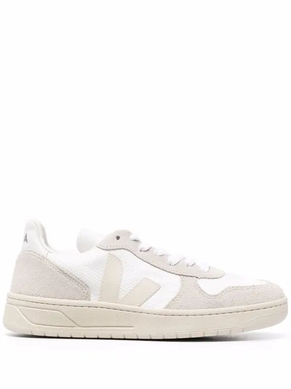 VEJA V-10 Mesh Low-top Sneakers - White
