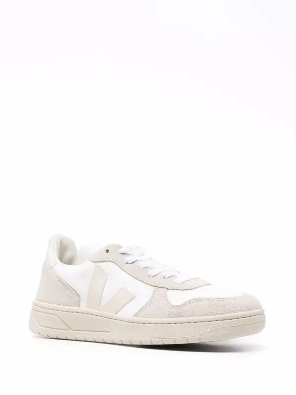 VEJA V-10 Mesh Low-top Sneakers - White