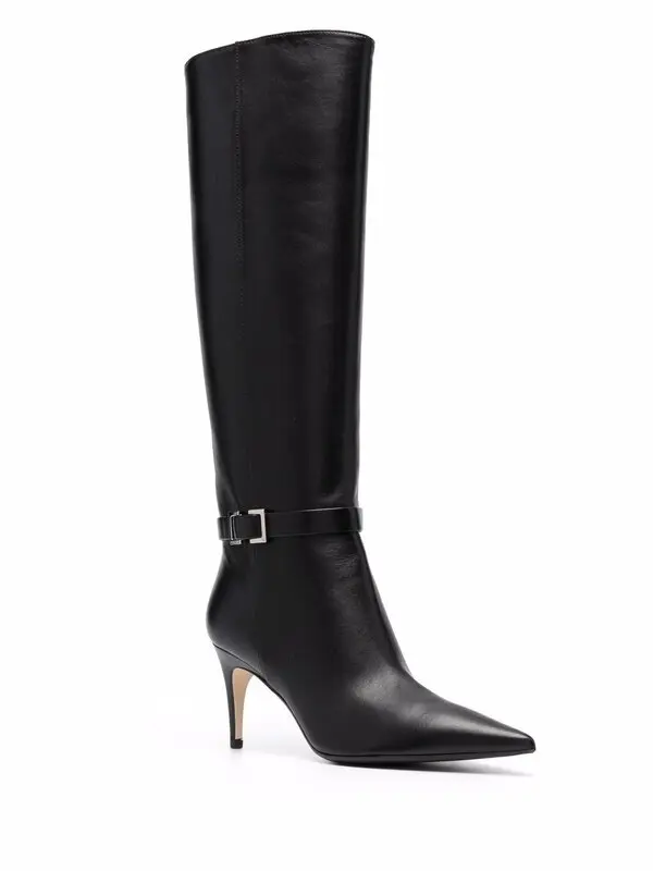 SERGIO ROSSI Sr Mini Prince 80mm Knee-length Boots - Black