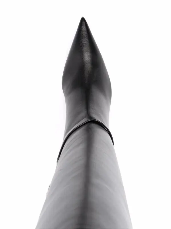 SERGIO ROSSI Sr Mini Prince 80mm Knee-length Boots - Black