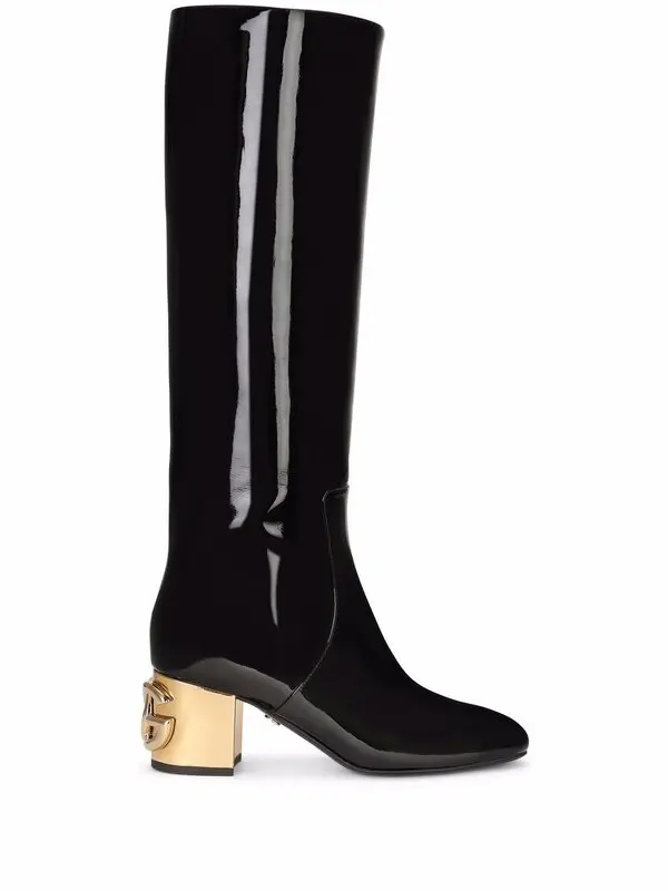 Dolce & Gabbana Knee-high Block Heel Boots