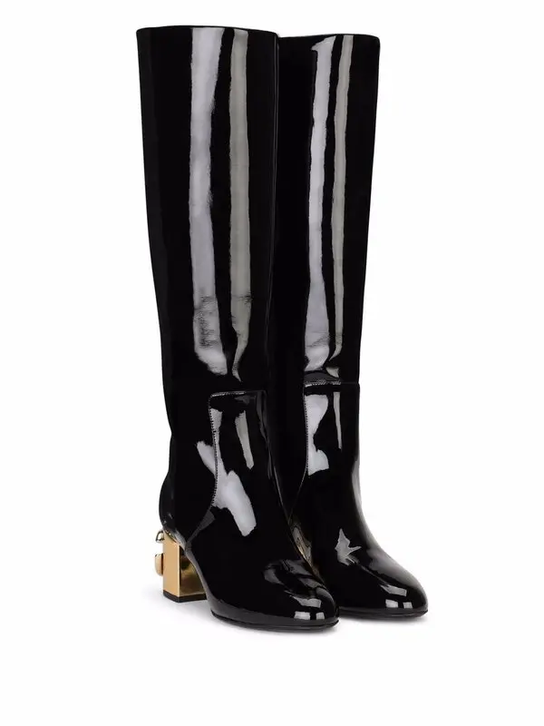 Dolce & Gabbana Knee-high Block Heel Boots