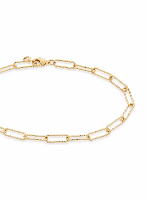 Monica Vinader Alta Textured Chain Bracelet - Gold