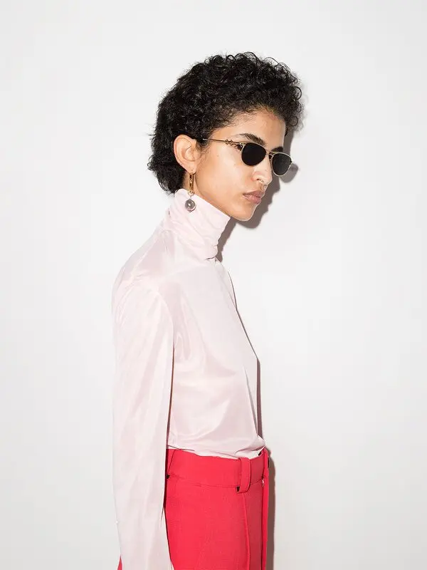 KAREN WAZEN Jen Pilot-frame Sunglasses