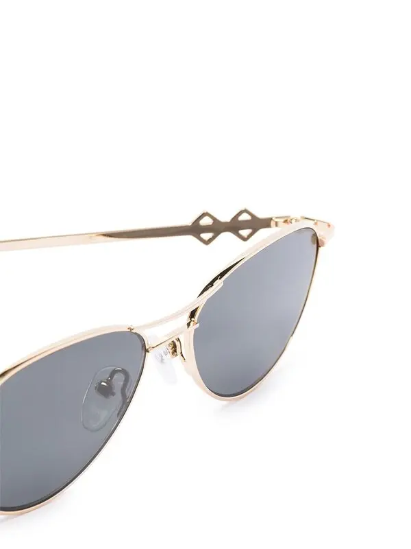 KAREN WAZEN Jen Pilot-frame Sunglasses