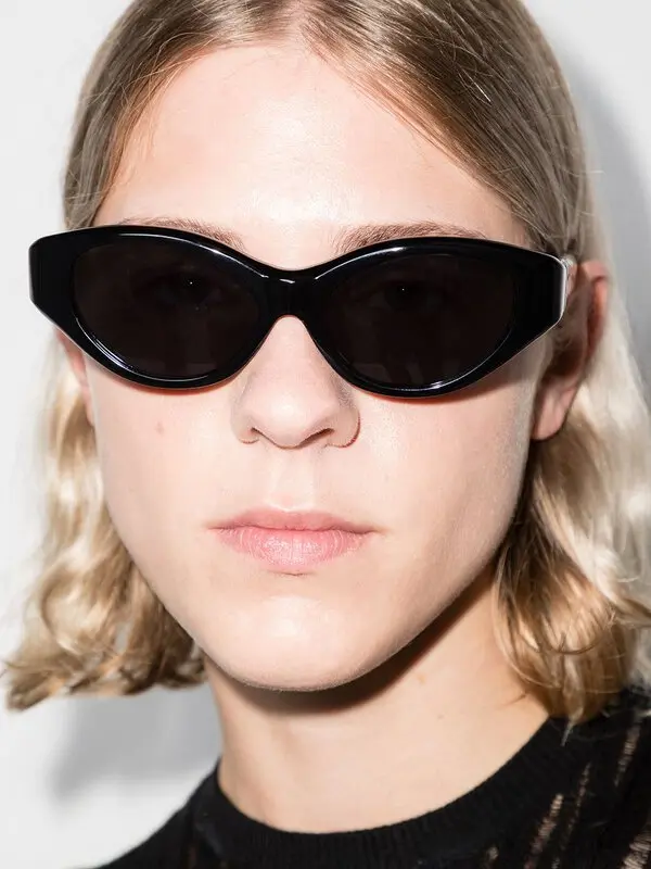 KAREN WAZEN Scarlett Oval-frame Sunglasses