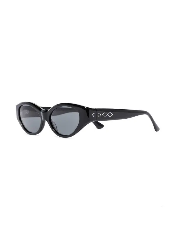 KAREN WAZEN Scarlett Oval-frame Sunglasses