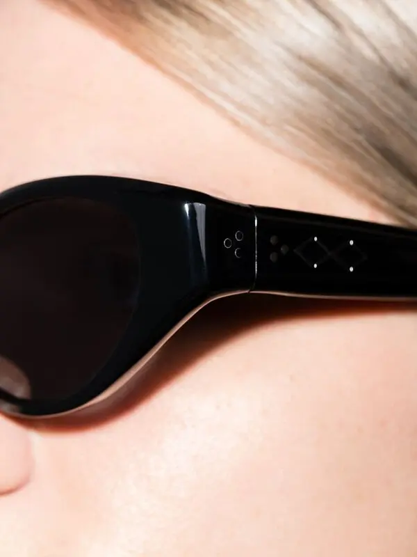 KAREN WAZEN Scarlett Oval-frame Sunglasses