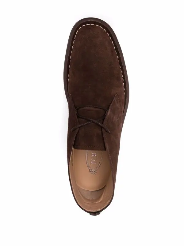 TOD'S Lace-up Suede Desert Boots
