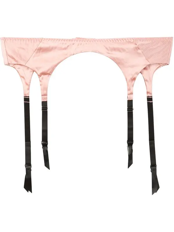 Fleur Du Mal Garter Belt - Pink