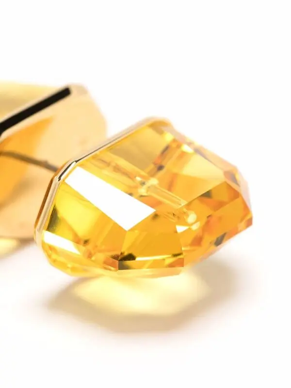 SWAROVSKI　Lucent イエロースタッドピアス 　セット Swarovski Lucent Stud Single Earring - Yellow | Editorialist