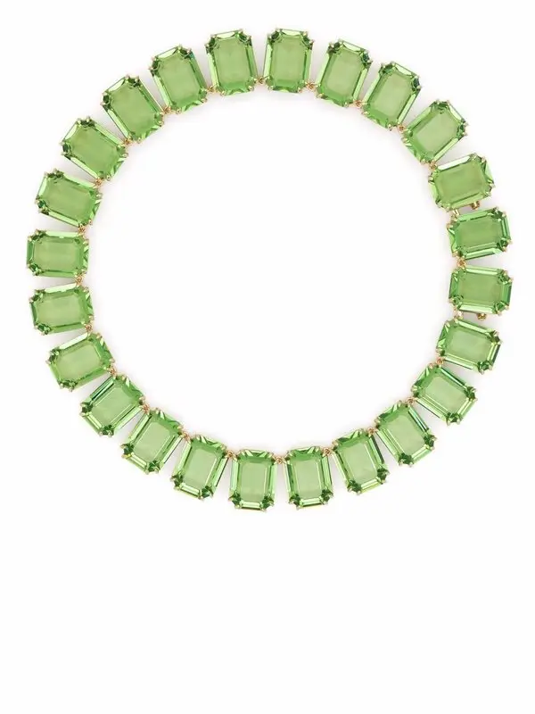 SWAROVSKI Millenia Octagon-cut Crystal Necklace - Green