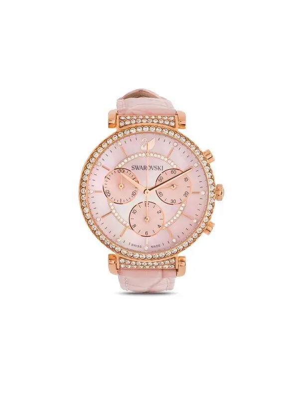 SWAROVSKI Passage Chrono 36mm Watch - Pink
