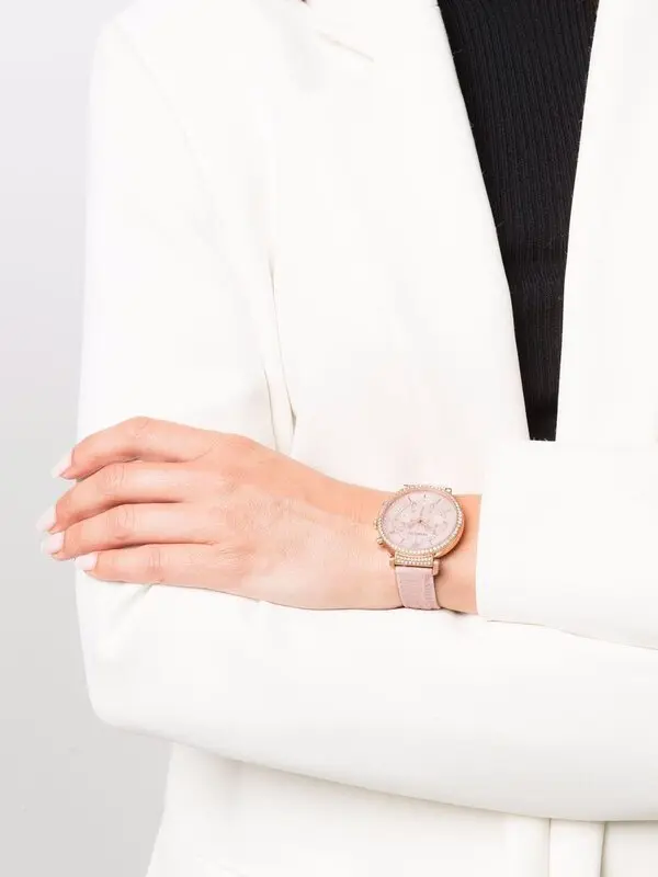 SWAROVSKI Passage Chrono 36mm Watch - Pink