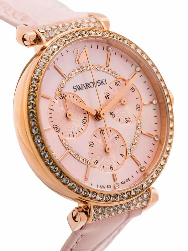 SWAROVSKI Passage Chrono 36mm Watch - Pink