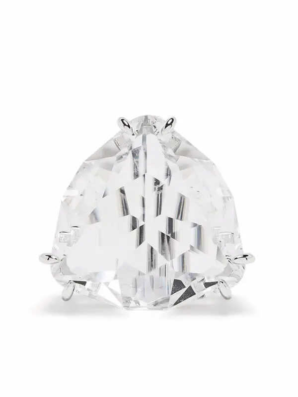 SWAROVSKI Mesmera Triangle Cut Crystal Clip Single Earring