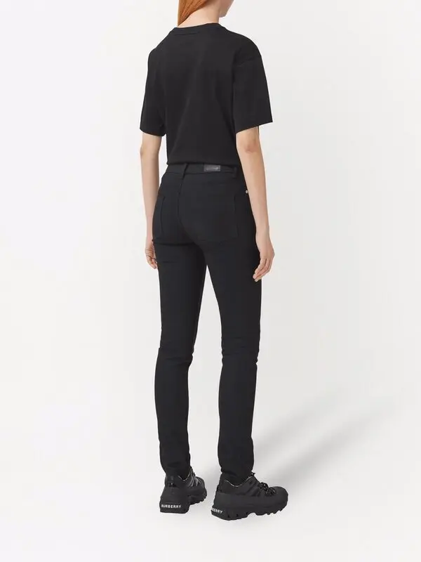 Burberry Check-pocket T-shirt - Black