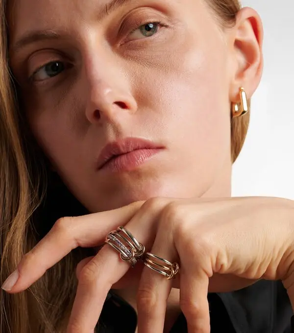 SPINELLI KILCOLLIN Solarium Linked Rings - Silver