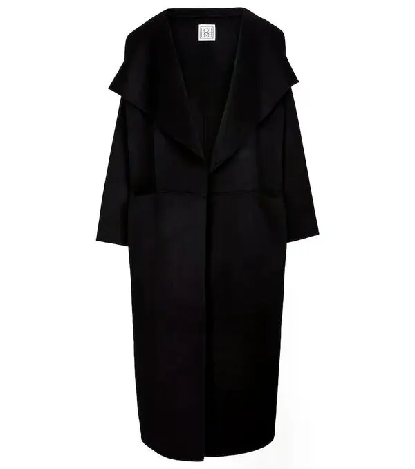 TOTEME Signature Wool And Cashmere Coat - Black