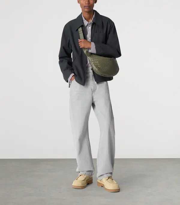 Bottega Veneta Leather Intrecciato Cross-body Bag - Green