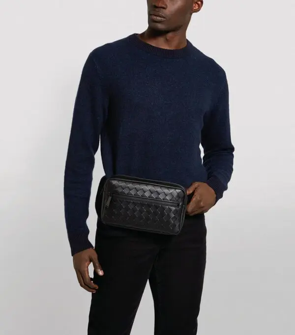 Bottega Veneta Leather Intrecciato Cross-body Bag