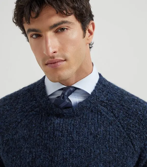 Brunello Cucinelli Silk Striped Neck Tie