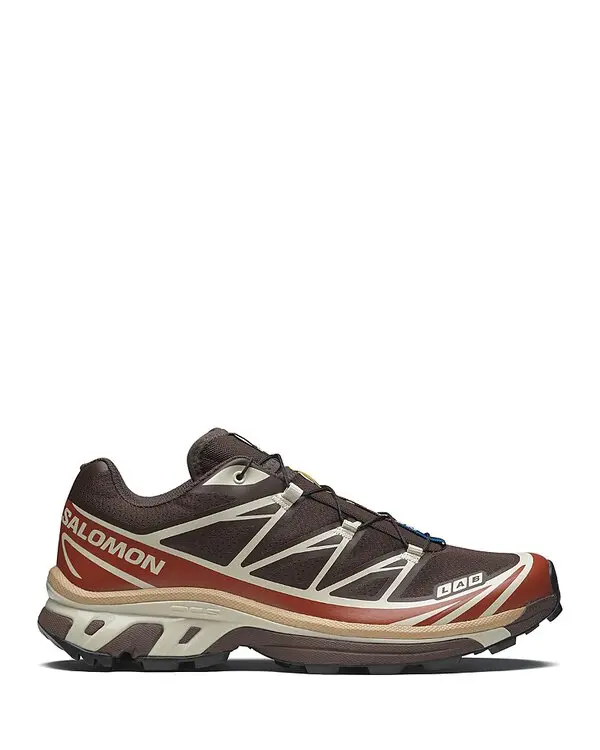 SALOMON Xt-6 Sportstyle Low Top Sneakers - Roasted Clay/burnt Ochre/almond Milk