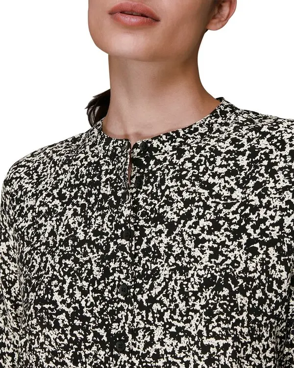 Whistles Abstract Print Mini Dress