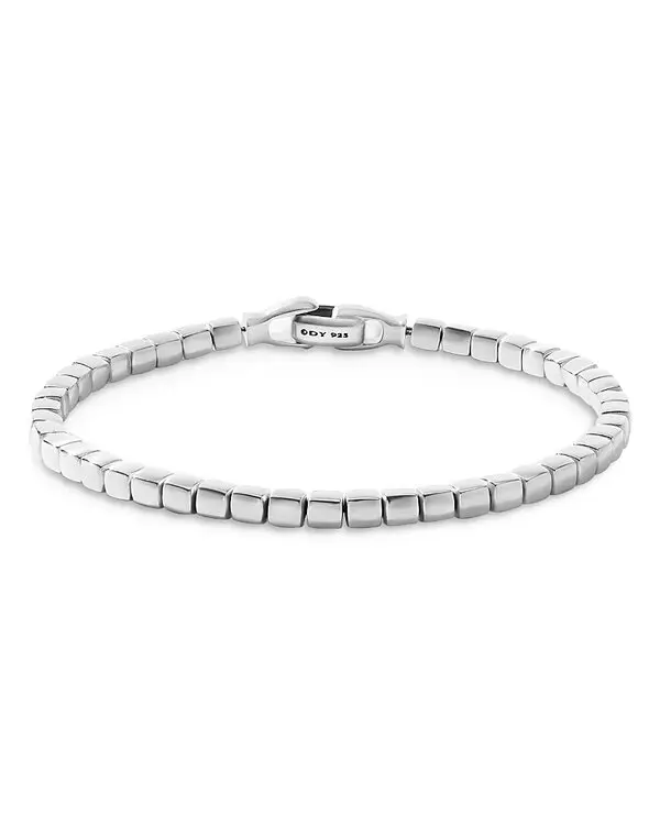 David Yurman Spiritual Beads Cushion Bracelet - Silver