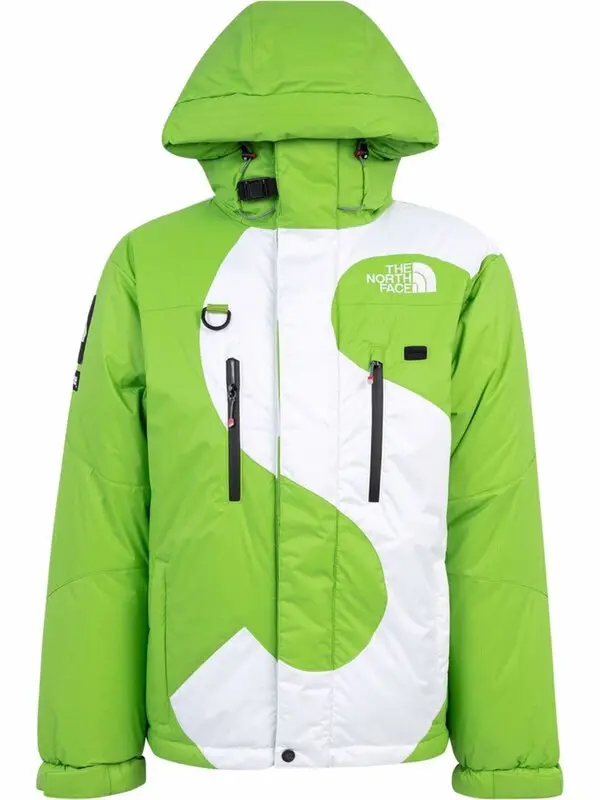 Supreme X The North Face Logo Himalayan Parka - Green