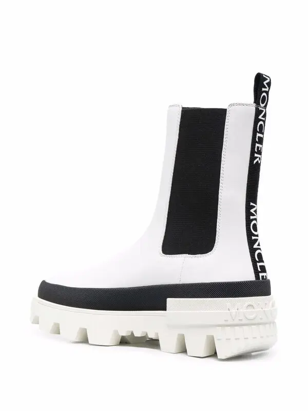Moncler Coralyne Chelsea Boots - White
