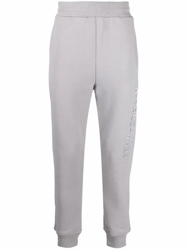 A-COLD-WALL* Embossed Logo Trackpants - Grey