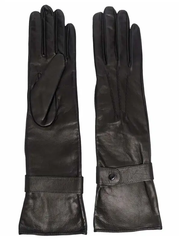MANOKHI Longline Leather Gloves