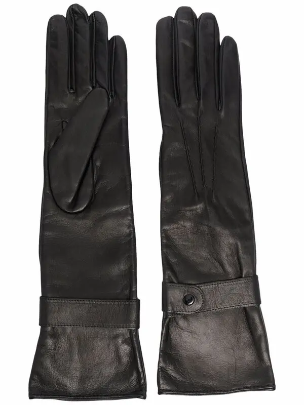 MANOKHI Longline Leather Gloves
