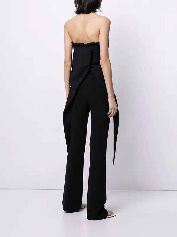 AMBUSH Ruffle-detail Corset Top