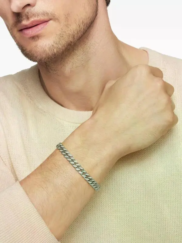 David Yurman Sterling Curb Chain Bracelet - Silver