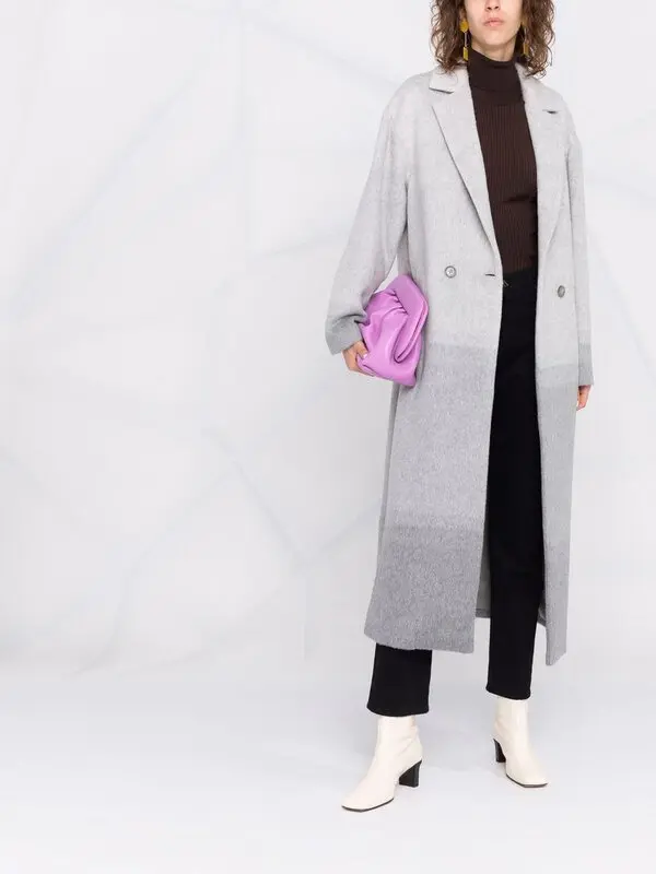 TWINSET Gradient-effect Double-breasted Coat