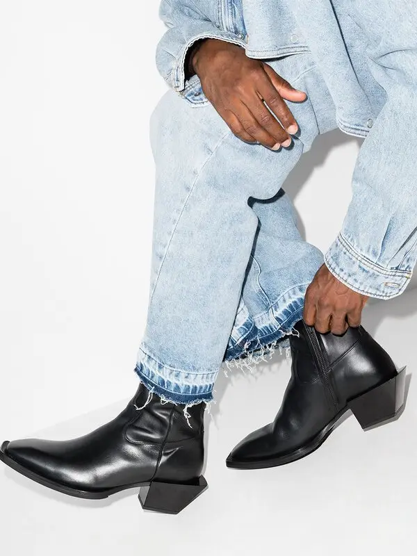 Eytys Luciano Western-Style Boots In Black - 40% Off | Editorialist