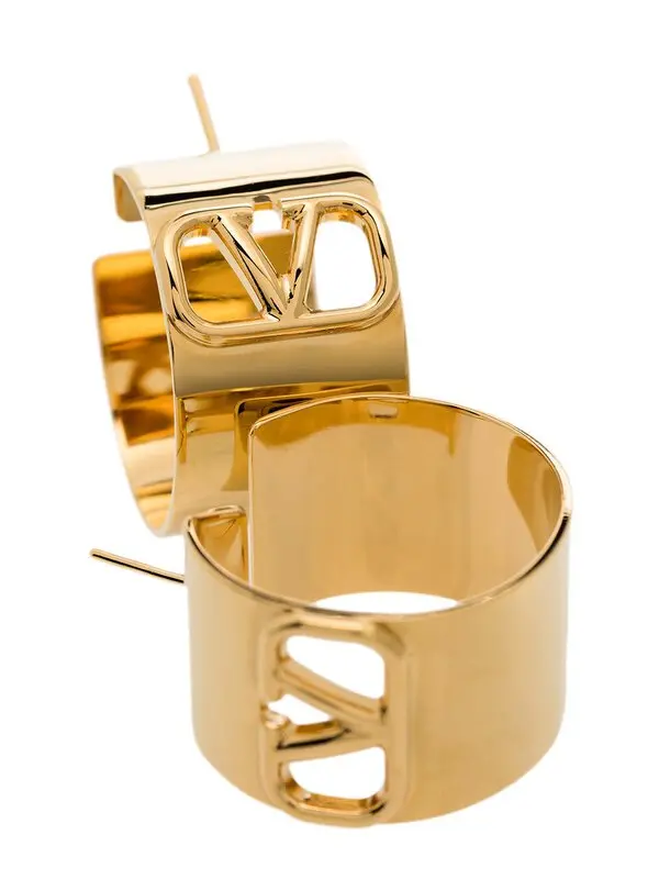 Valentino Garavani Vlogo Signature Hoop Earrings