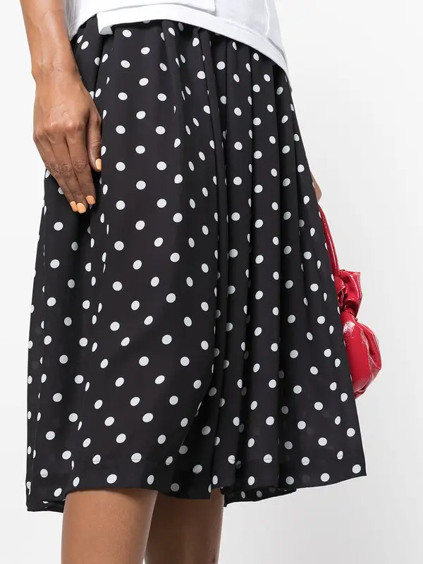 Comme Des GarçOns Polka Dot Idi Skirt - Black | Editorialist
