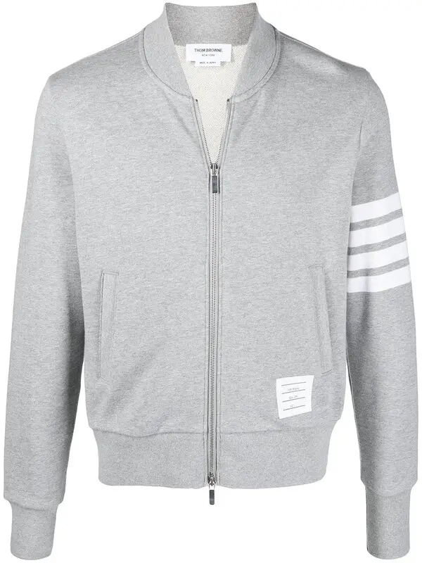Thom Browne 4-bar Motif Performance Jacket - Grey