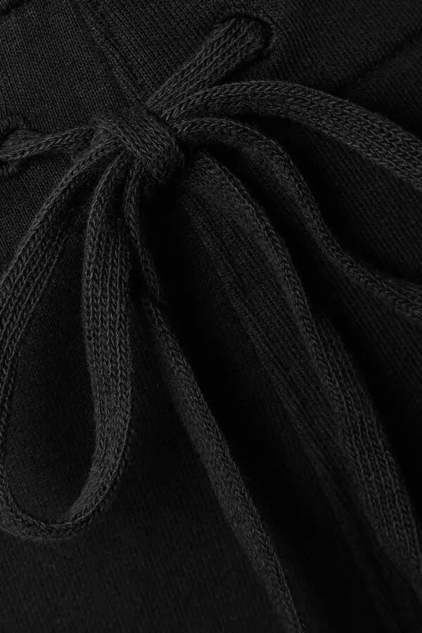 NILI LOTAN Kiki Cropped Track Pants - Black