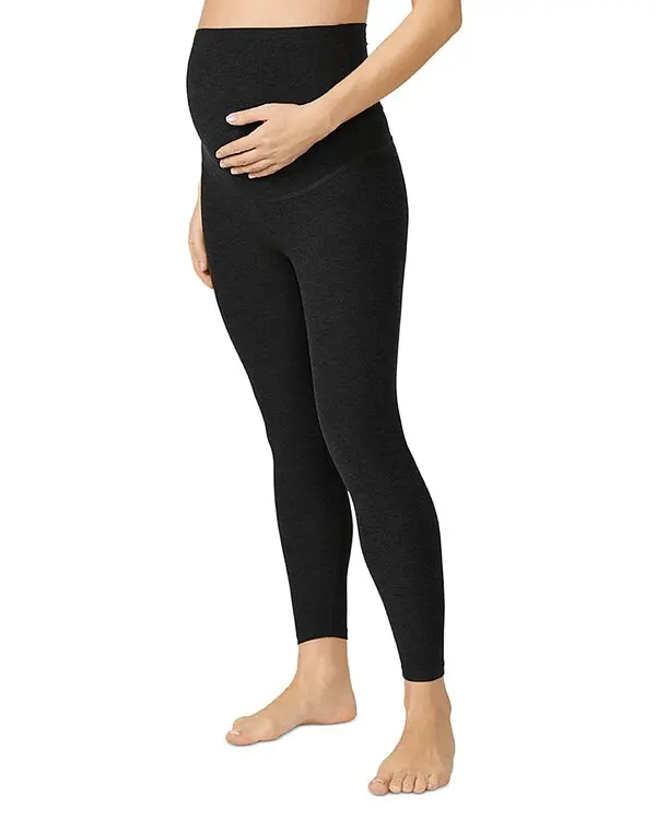 Beyond Yoga Space Dyed Love The Bump Maternity Leggings - Darkest Night