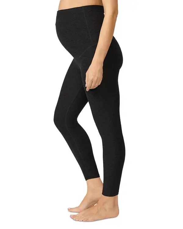 Beyond Yoga Space Dyed Love The Bump Maternity Leggings - Darkest Night