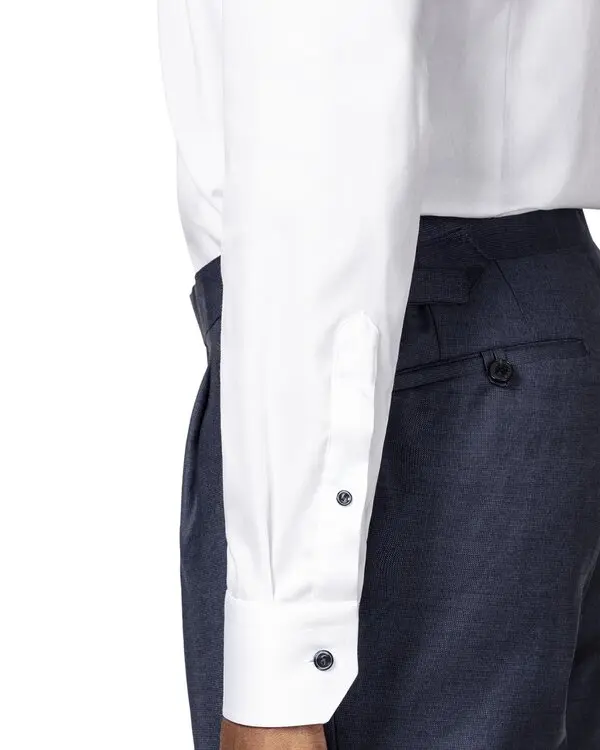 Eton Slim Fit Twill Dress Shirt