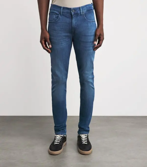 7 For All Mankind Slimmy Tapered Luxe Performance Plus Jeans